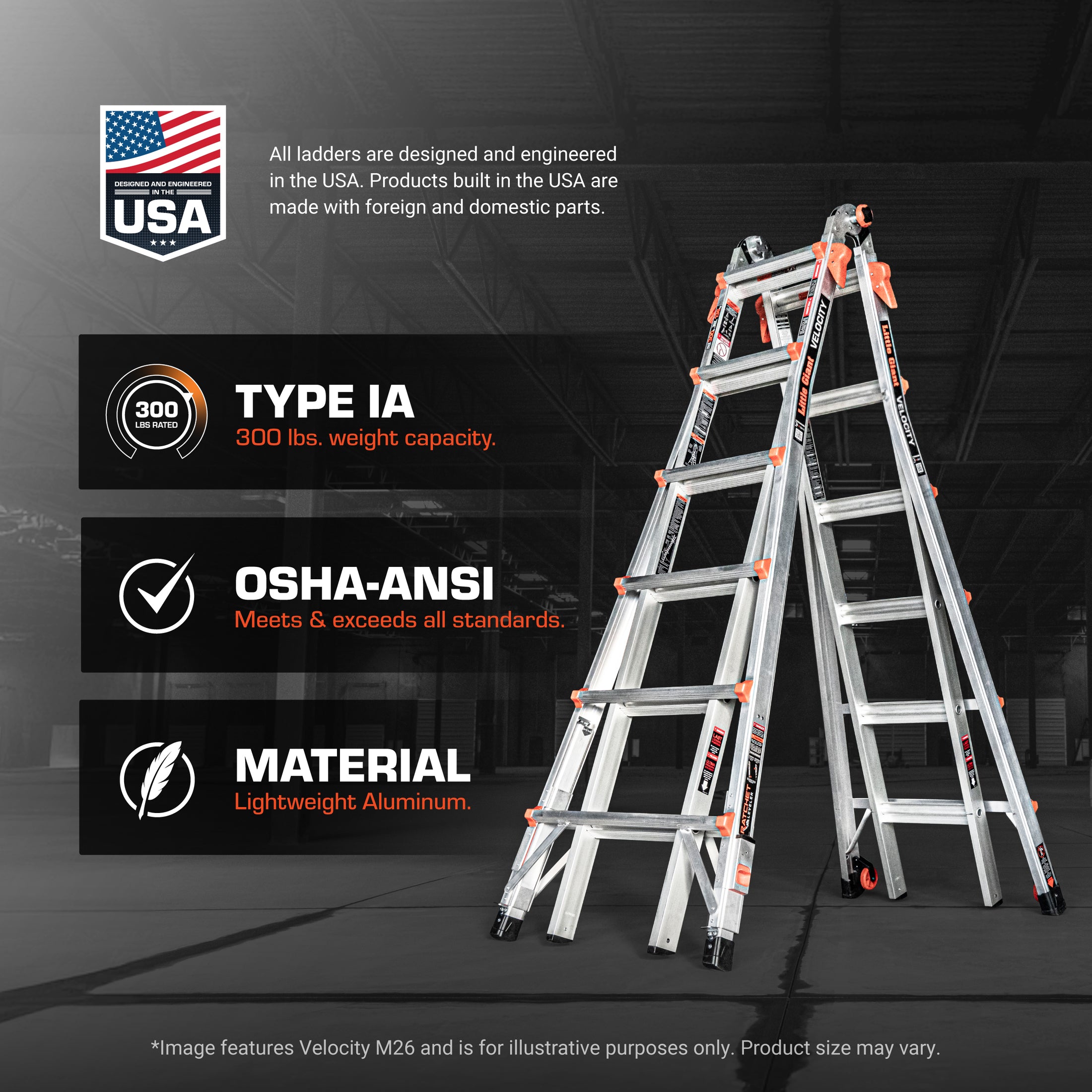 Articulating Ladder | Velocity | Little Giant Ladders