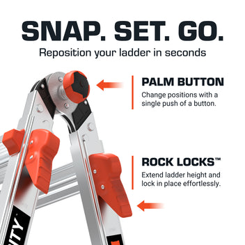 M18 MegaLite+ with Safety Levelers